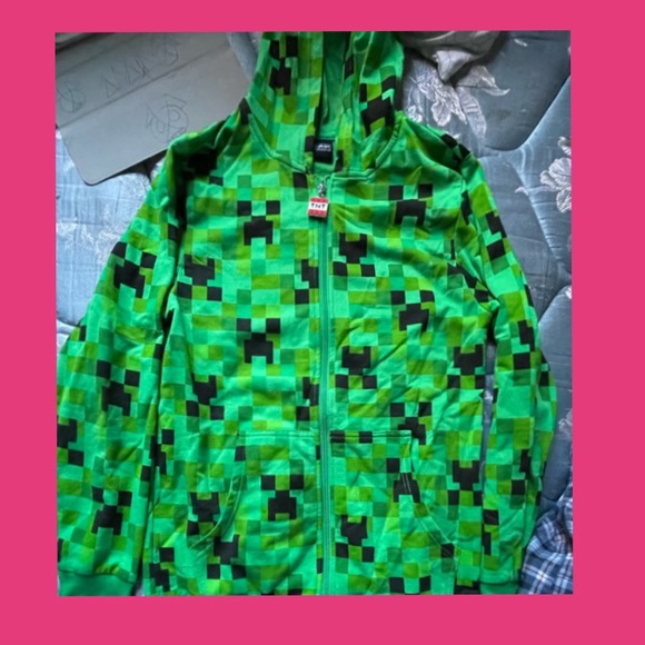 Sweaters | 32minecraft Creeper Sweater | Poshmark